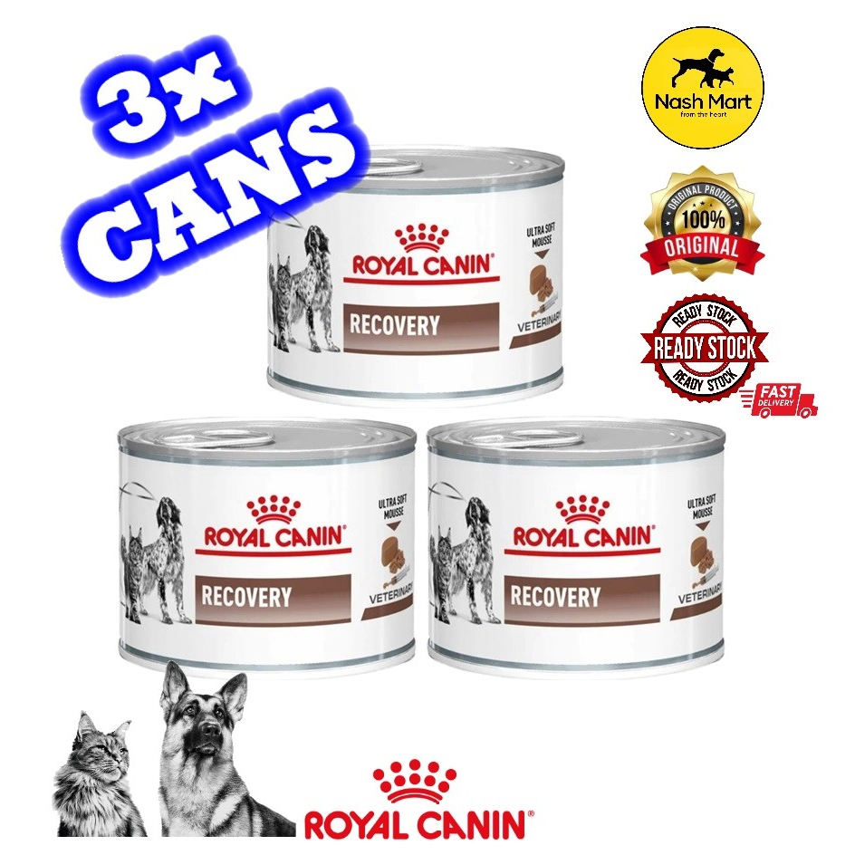 (READY STOCK 💯) ROYAL CANIN Recovery Can Dog & Cat Wet Food 3 x Cans (3 x 195g) | Shopee Malaysia