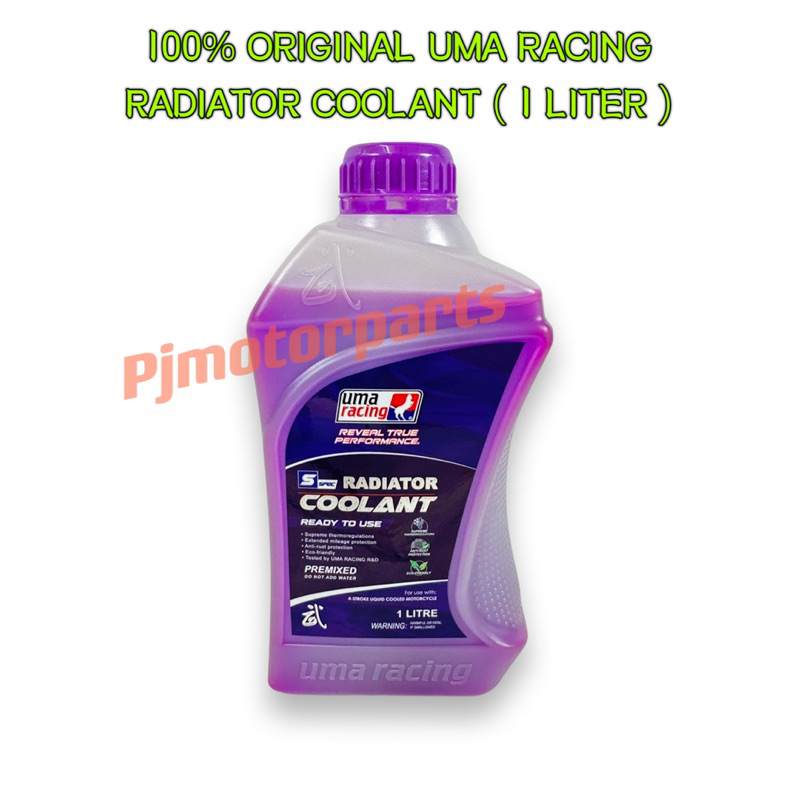 ( 100% ORIGINAL UMA RACING ) RADIATOR COOLANT PREMIXE (1 LITER) 1L ...