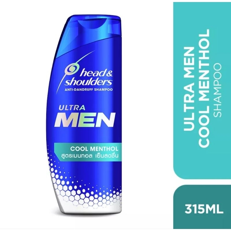 HEAD&SHOULDERS Ultra Men Cool Menthol Shampoo 315ml | Shopee Malaysia
