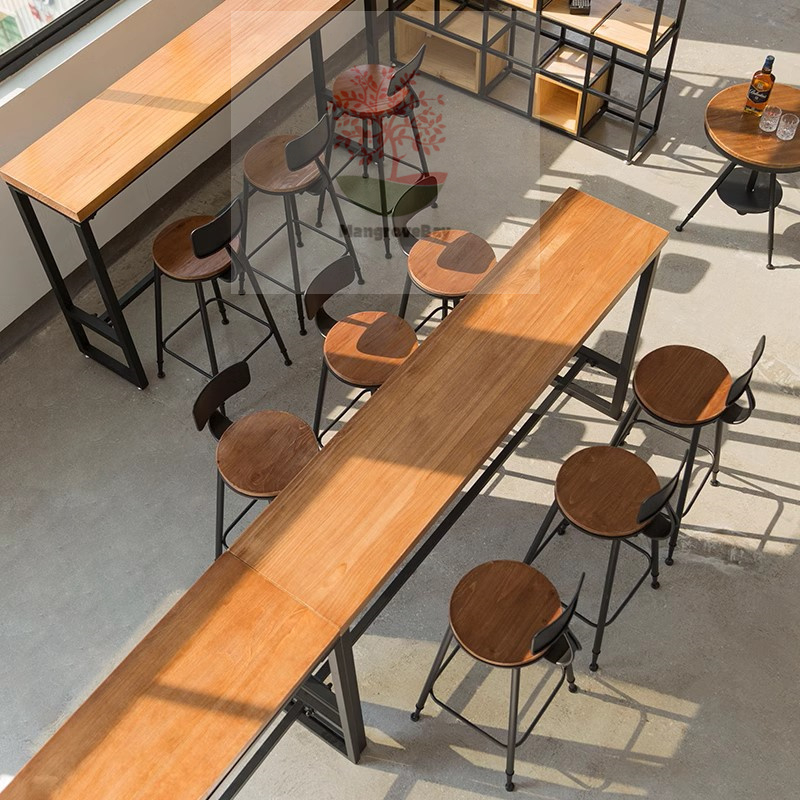 Bar Table High Stool Solid Wood Bar Table Set Meja Set Bar Kerusi ...