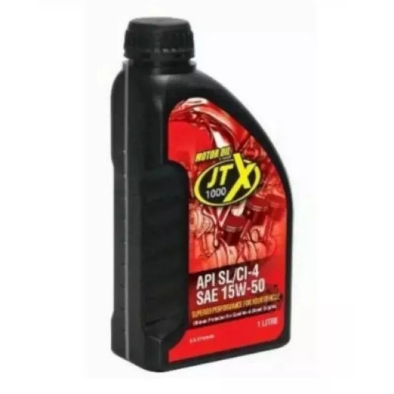 JTX 1000 MOTOR OIL RED 1 LITER 💯 ORIGINAL HQ | Shopee Malaysia