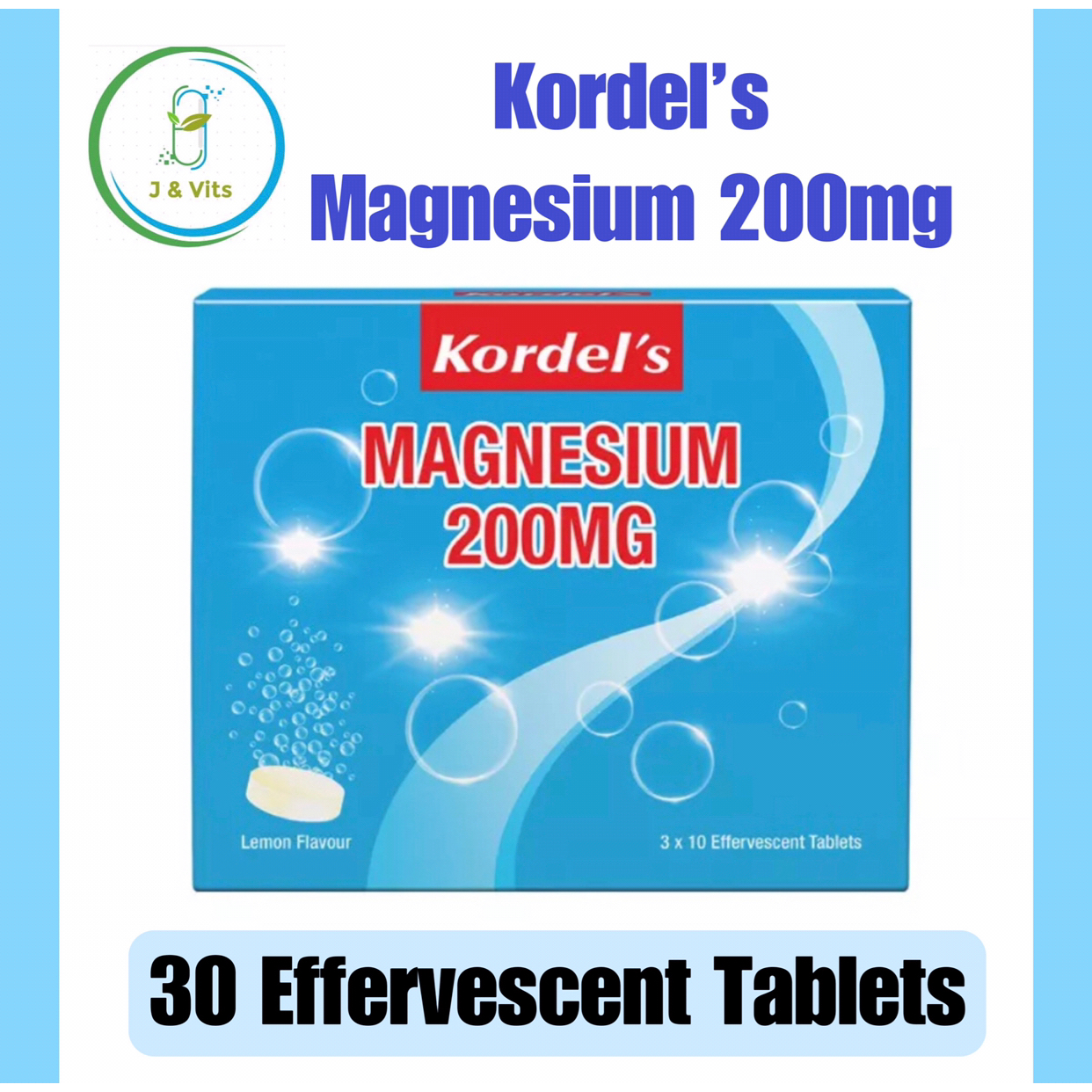 (Exp : 07/2024) Kordel’s Magnesium 200mg ( 3 X 10’S) | Shopee Malaysia