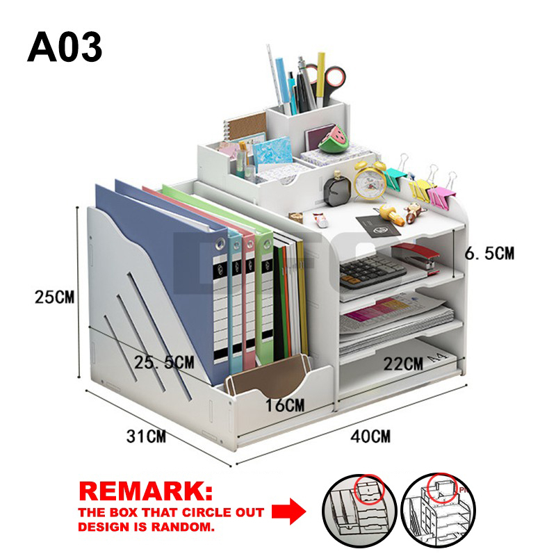 DFO Document Rack Office Table Storage File Organizer Document Rak ...