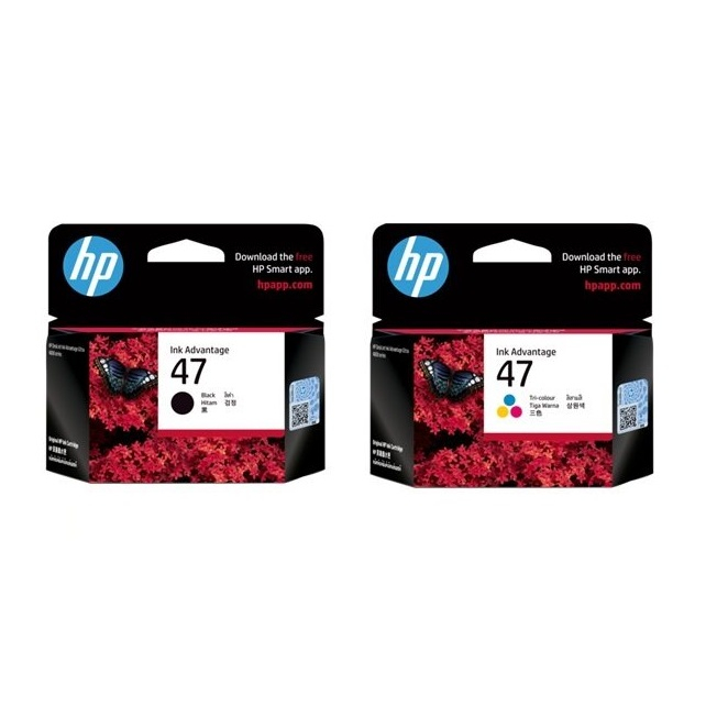 HP 47 Original Ink Cartridge (Black / Colour) | Shopee Malaysia