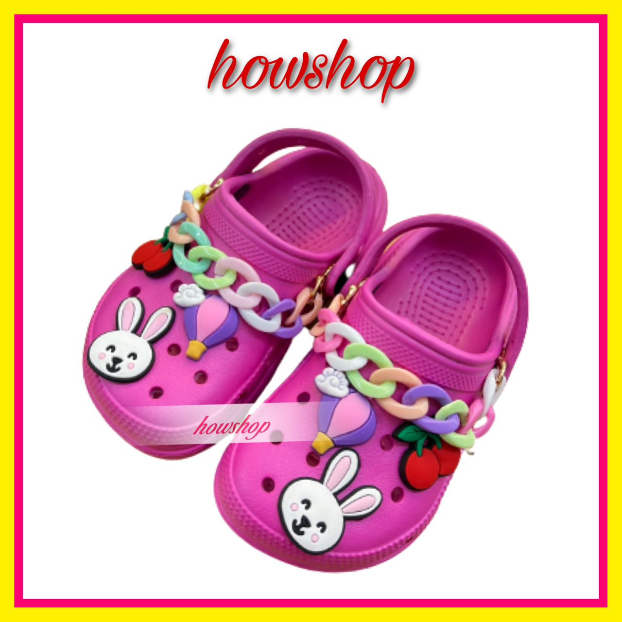Howshop Cute Crocs Kids Cartoon Kids Slipper Sandals / Selipar Clogs ...