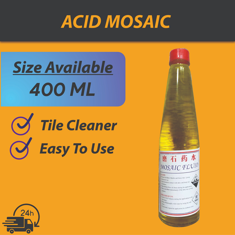 PENCUCI MOZEK BERKESAN 400ML ASID KUNING / ACID PENCUCI MOSEK/ CEMENT ...