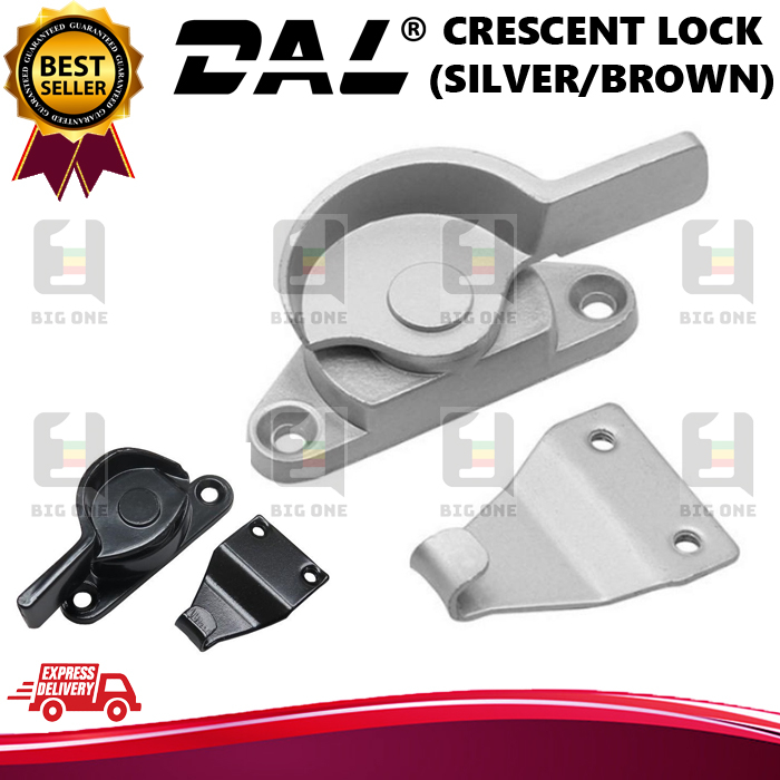 (LEFT, RIGHT) DEKKO 005S OR DAL ALUMINIUM CRESCENT LOCK SLIDING WINDOW ...