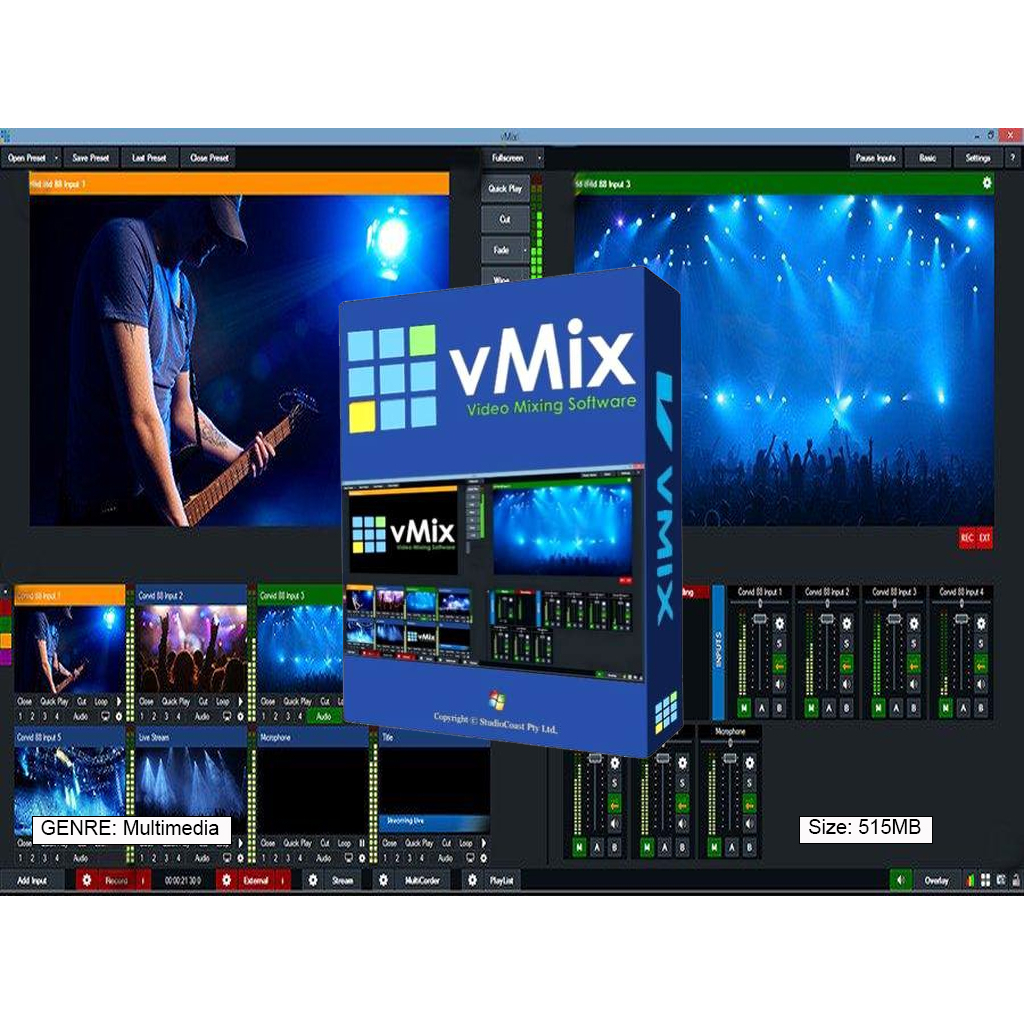 vMix Pro 26.0.0.37 (x64) PC Windows | Shopee Malaysia