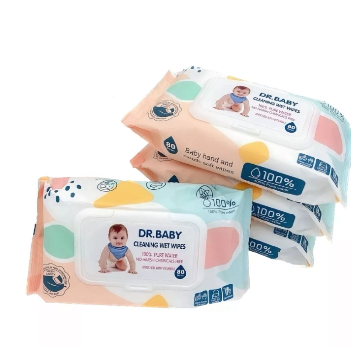 (READY STOCK) 80Pcs Baby Wet Wipes Wet Tissue Basah (Non Alkohol ...