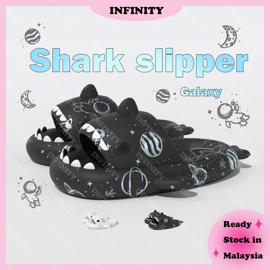 ️READY STOCK ️Galaxy Adult Shark Slipper Men's Women's indoor outdoor ...