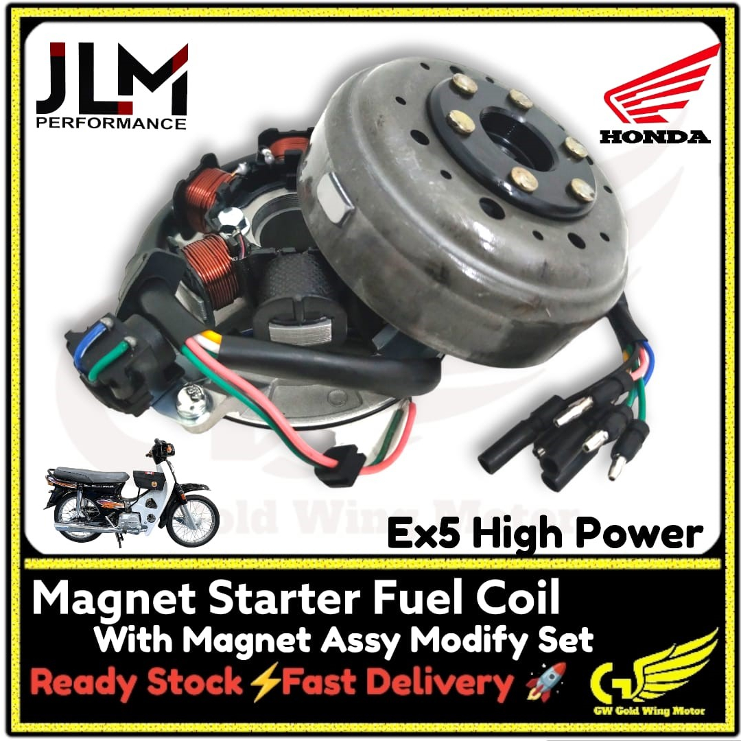 HONDA EX5 EX5 DREAM EX5 HIGH POWER PNP RACING MAGNET COIL / RACING FUEL ...