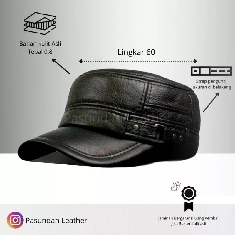 Topi Kulit Asli Product Bandung Ready Stock In Malaysia | Shopee Malaysia