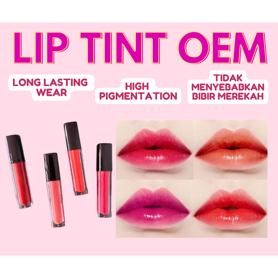 LIPTINT OEM TAHAN LAMA l LIPMATTE LIPGLOSS JENAMA SENDIRI l High ...