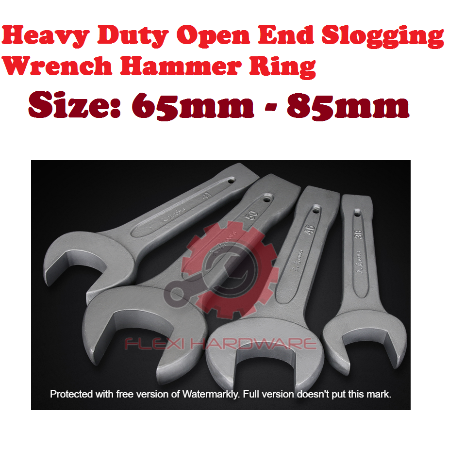 Premium Quality Heavy Duty Open End Slogging Wrench Hammer Ring (65mm ...