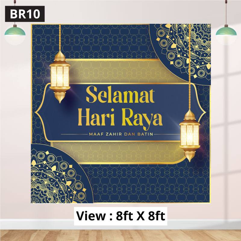 BACKDROP HARI RAYA l OPEN HOUSE DESIGN MENARIK & COLOURFUL | Shopee ...