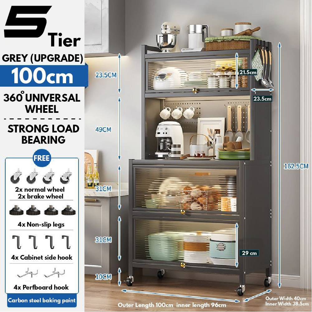 Rak Dapur bertutup Kitchen cabinet Kabinet dapur almari storage Multi ...