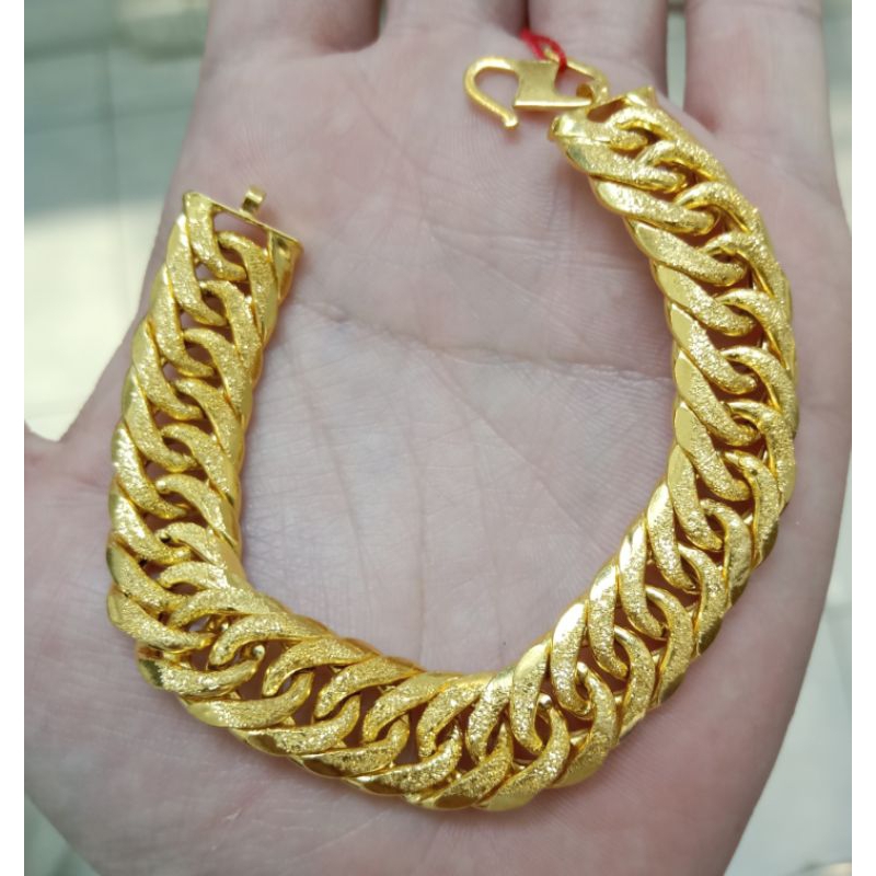 Gelang Tangan Lipan Emas 916 Gold Bracelet Lipan🌈 | Shopee Malaysia