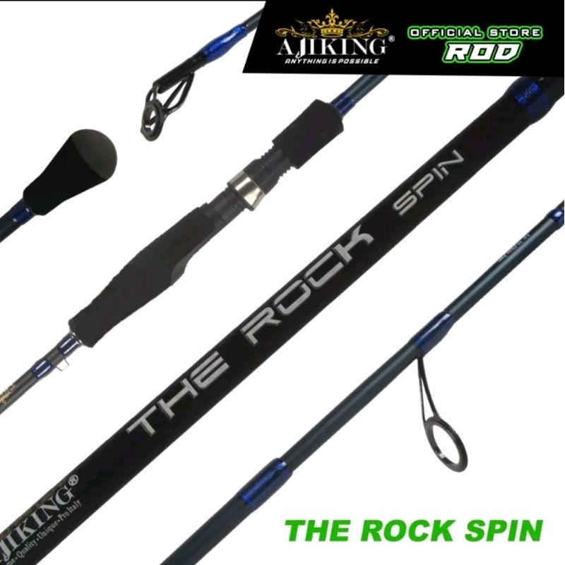 MAA (5.6ft-9ft) Joran Pancing Spinning Ajiking The Rock Spin fishing ...