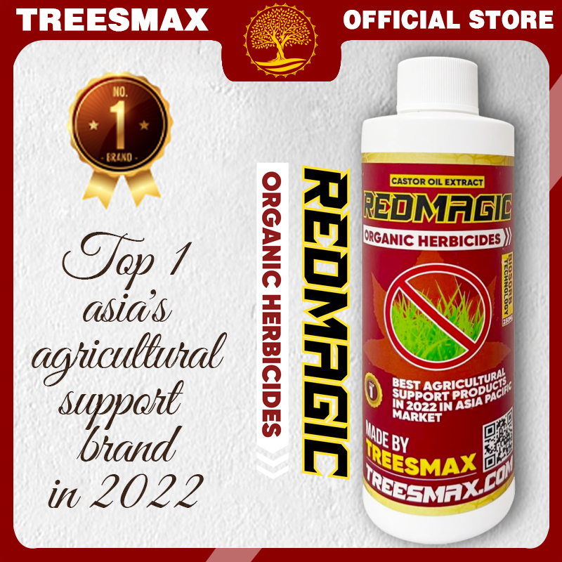 TreesMax Genuine Organic Herbicide RedMagic 100% From Natural Castor ...