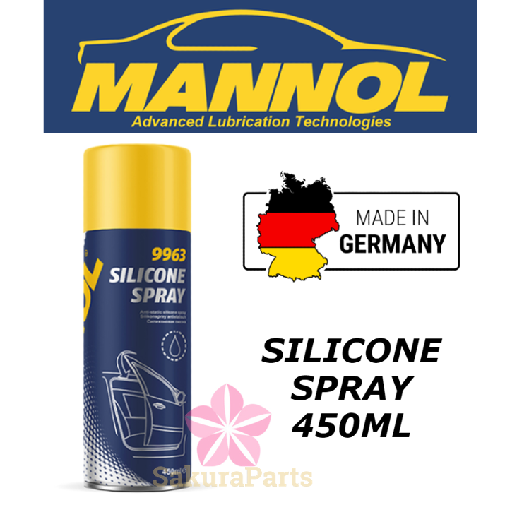 (MADE IN GERMANY) MANNOL 9963 SILICONE SPRAY 450ML | Shopee Malaysia