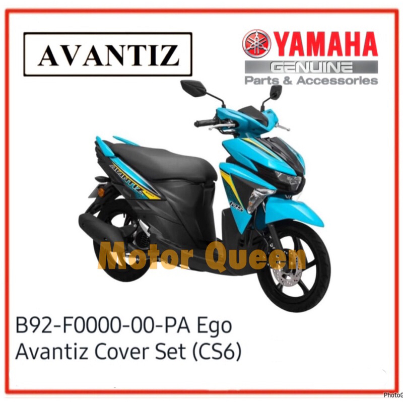 Cover Set / Stripe Sticker Graphic Cover Set Yamaha Ego Avantiz Original HLY Yamaha ( VRC1 / PGD ...