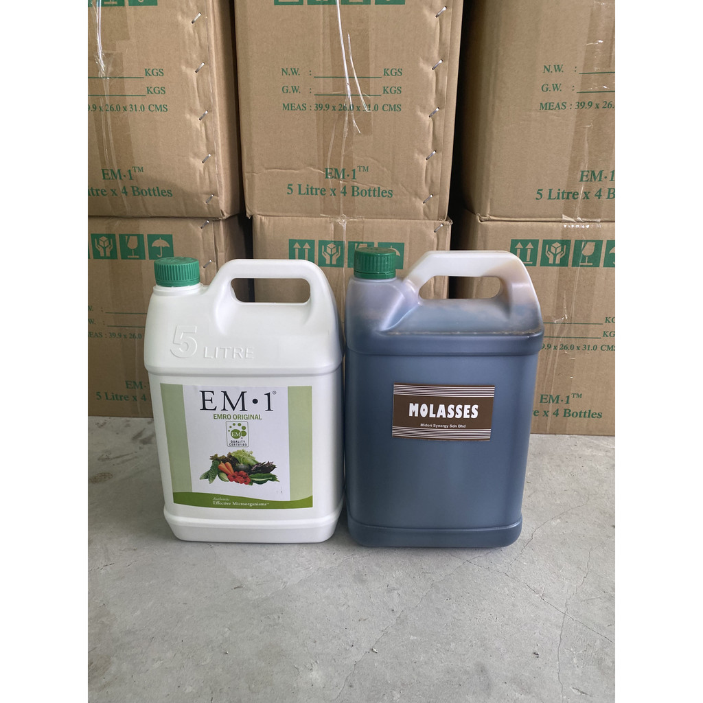 EM1 EM Effective Microorganisms (5 litre) + Molasses (5 litre) | Shopee ... EM1 EM Effective Microorganisms (5 litre) + Molasses (5 litre) | Shopee ...