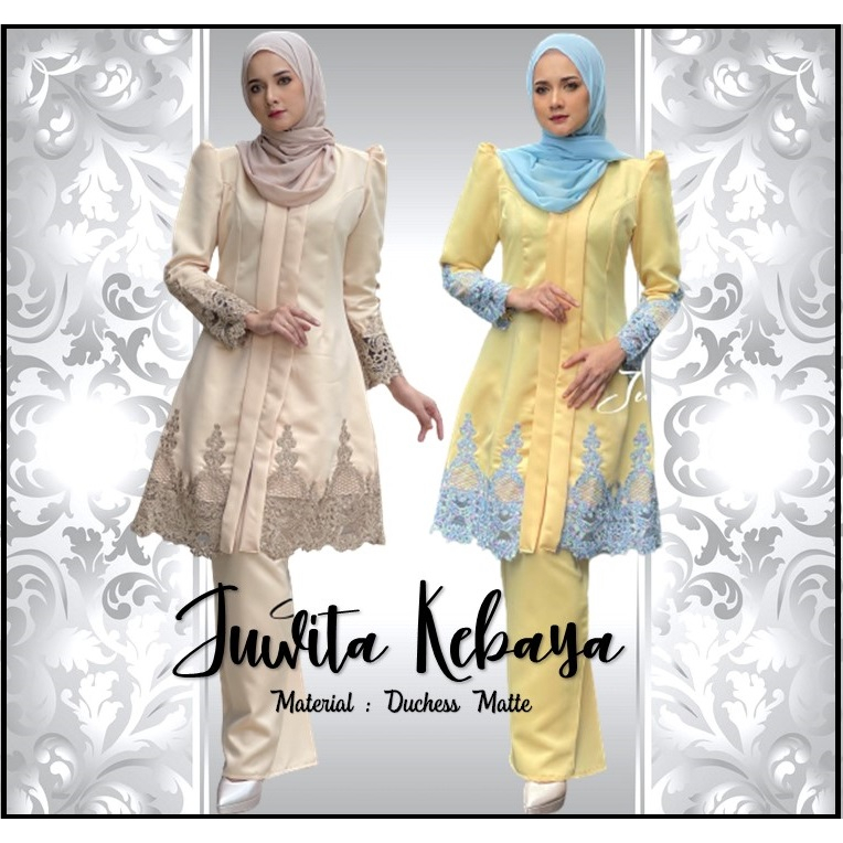 [Size L-XXL] EXCLUSIVE JUWITA KEBAYA MODEN. Kebaya Moden exclusive ...
