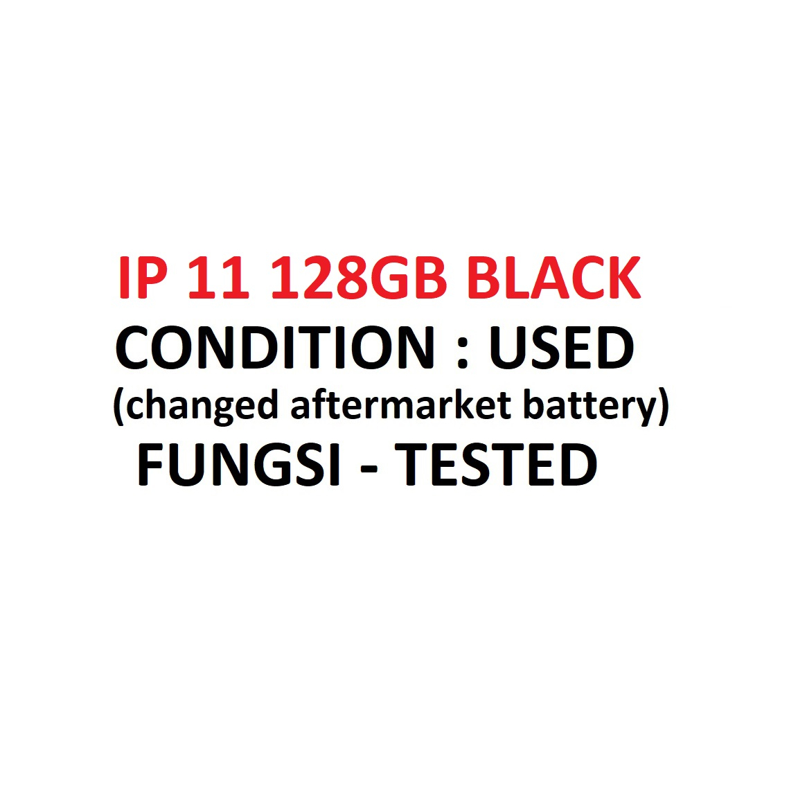  Used IP 11 128GB Black IP11 128GB Black Condition Cantik Shopee Malaysia