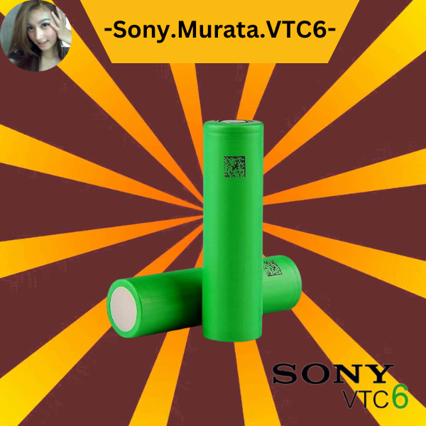 MadnessDeal Murata Sony 18650 Battery VTC6 3000mAh 30A Green/ VTC5C ...