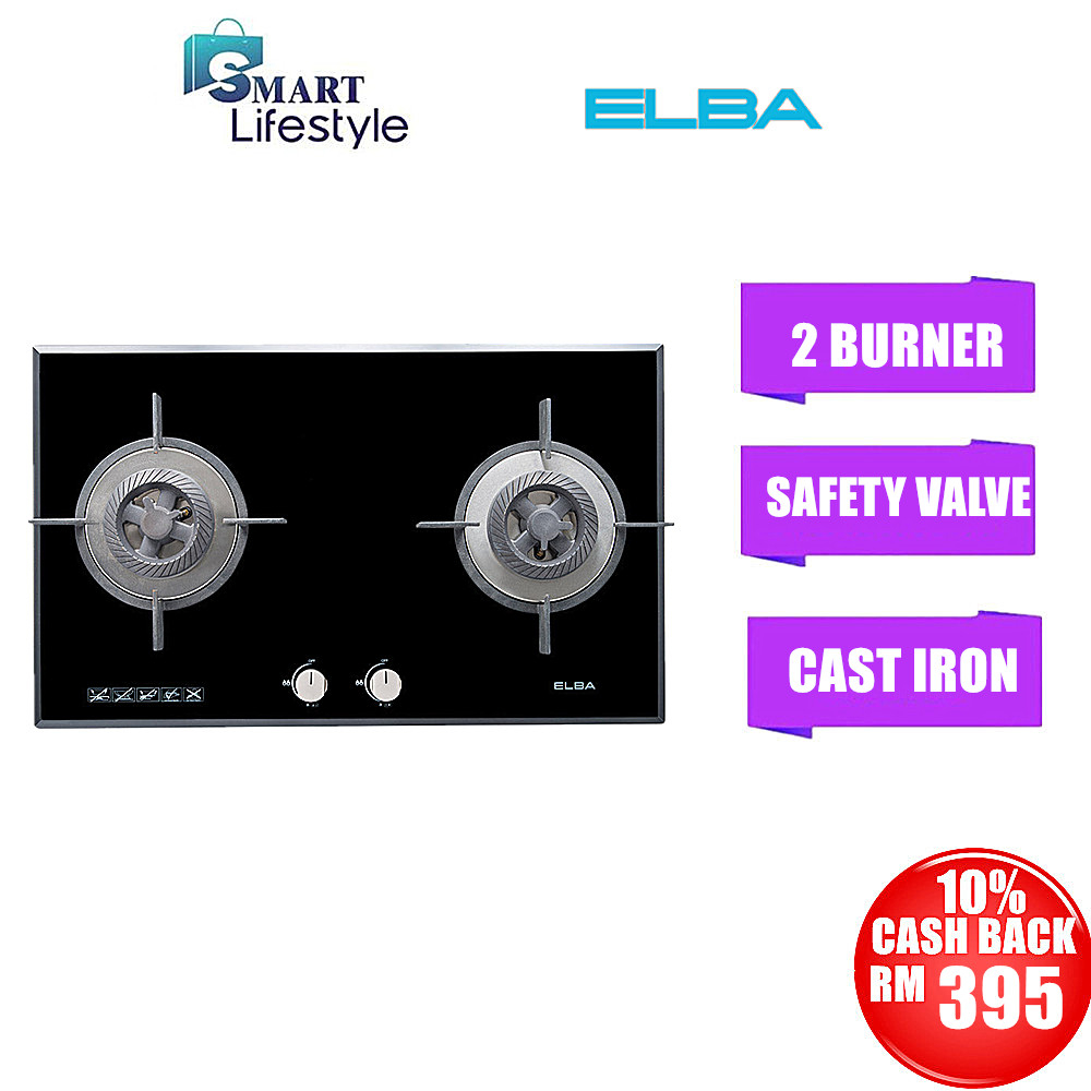 Elba Built in Glass Stove EGH-G8592G EGH-M8442G(BK) | Shopee Malaysia