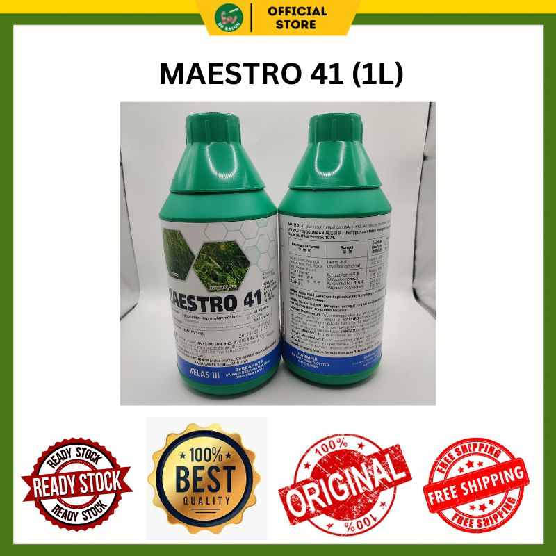 HALEX Racun Rumput Maestro 41 1L Glyphosate 41% Rampai Lalang Grass ...