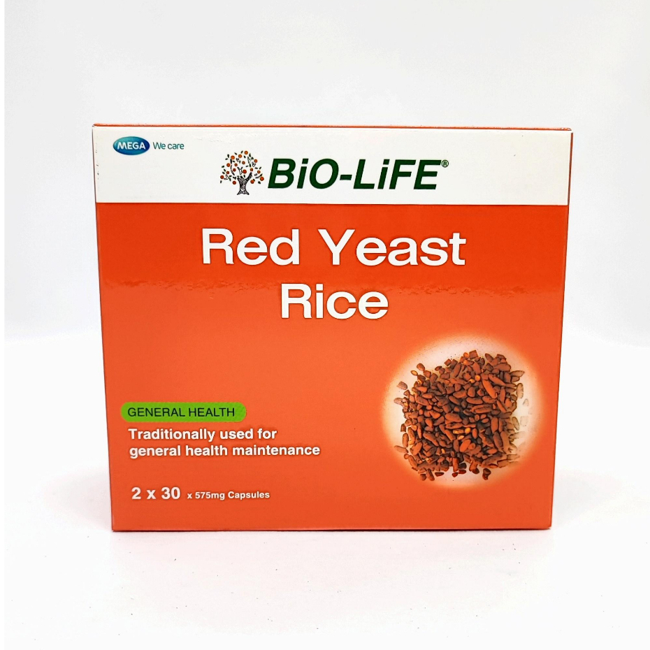 BiO-LiFE Red Yeast Rice 2 x 30 tablets (For Heart Health) | Shopee Malaysia