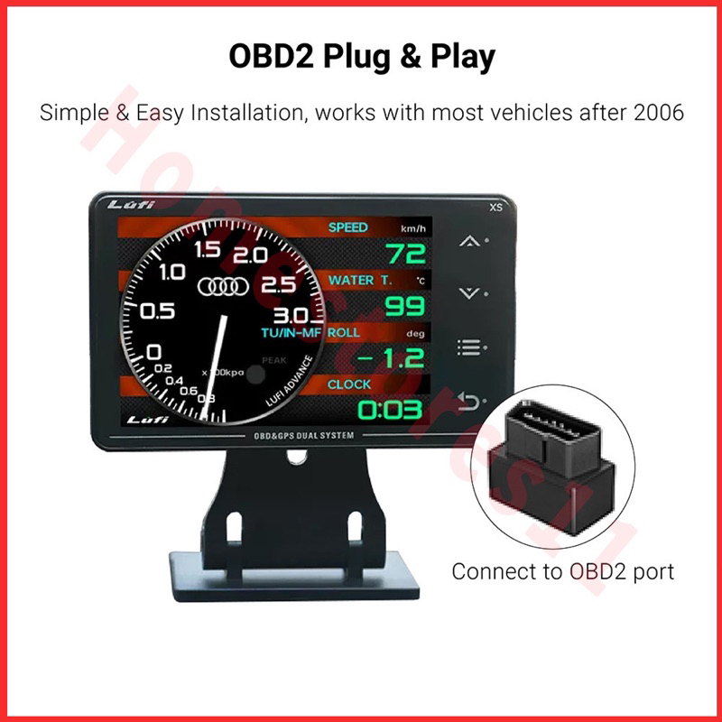 LUFI XS OBD REVOLUTION DIGITAL METER GAUGE DISPLAY FOR TOYOTA ,Honda ...