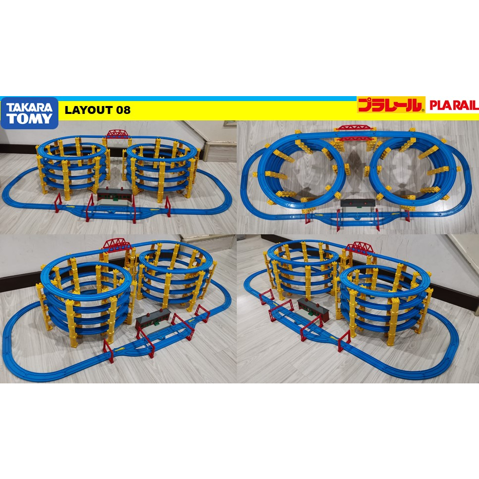 Train Mainan Keretapi Takara Tomy Plarail Railway Track Layout 08 ...