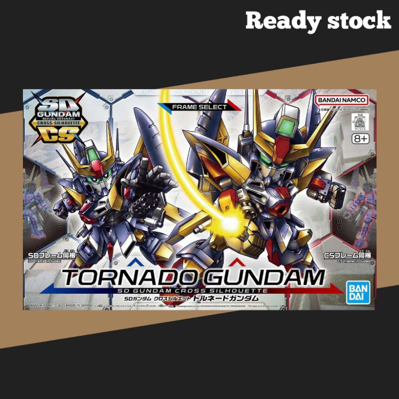 [Ready stock] Bandai SDCS 18 Tornado Gundam Plastic Model Kit Gunpla SD ...