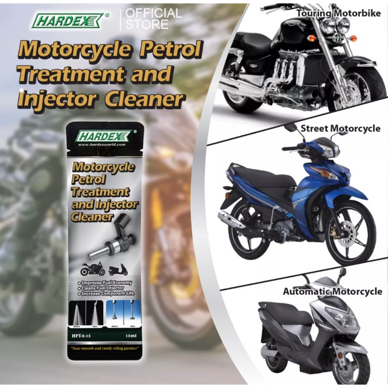 Original HARDEX Motorcycle Petrol Treatment and Injector Cleaner Fuel ...