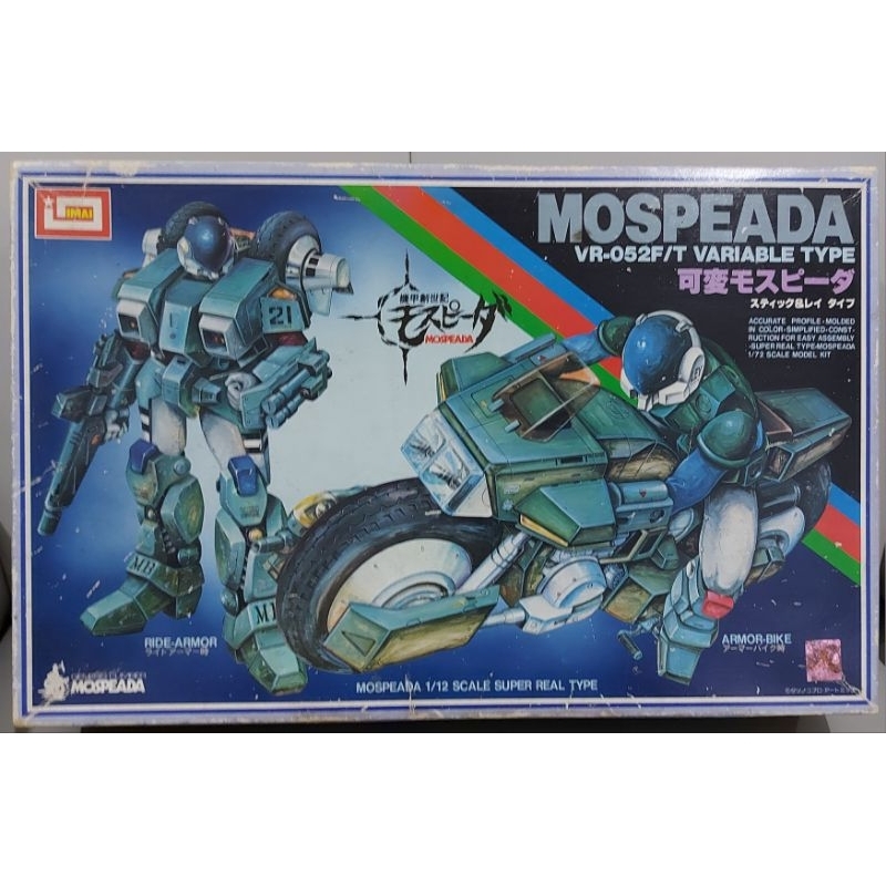 Imai 1/12 Mospeada Ride Armor Stick/Ley Type Model Kit (Transformable ...