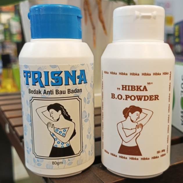 Bedak Ketiak Hibka/Trisna Anti Bau Badan 80gm 💥 | Shopee Malaysia