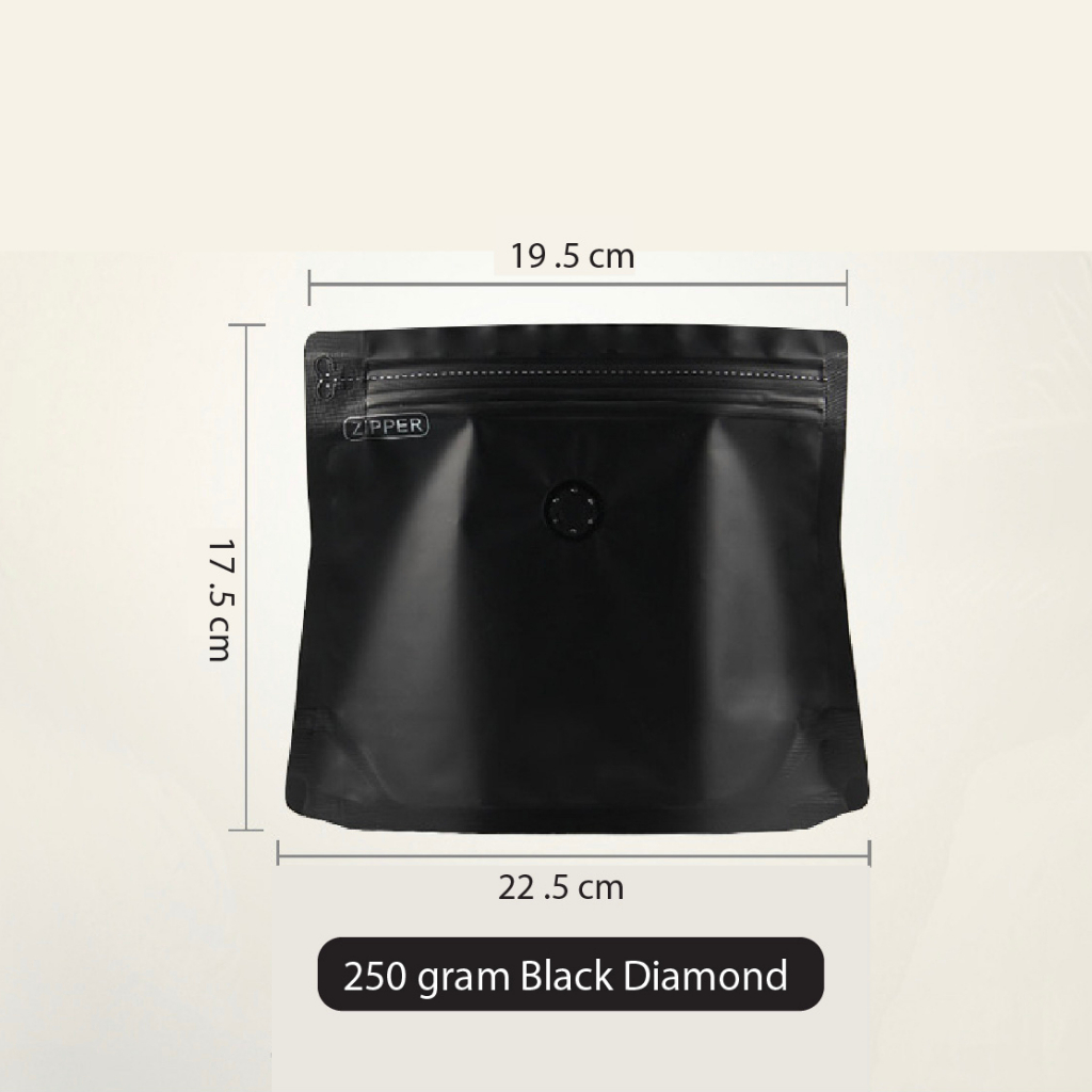 (READY STOCK)Coffee Bag Aluminium Foil Packaging Bag With Air Valve Sealed Food Powder Tea ...