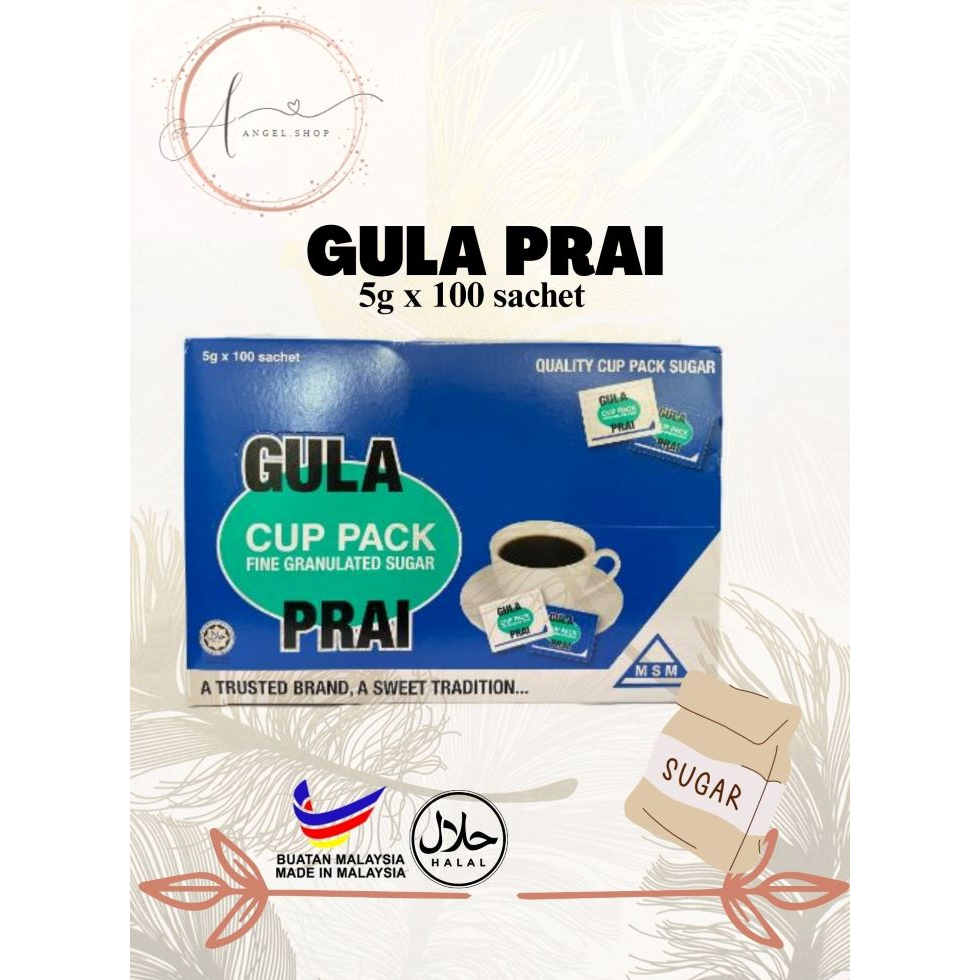 GULA PRAI 5G X 100 SACHET | Shopee Malaysia