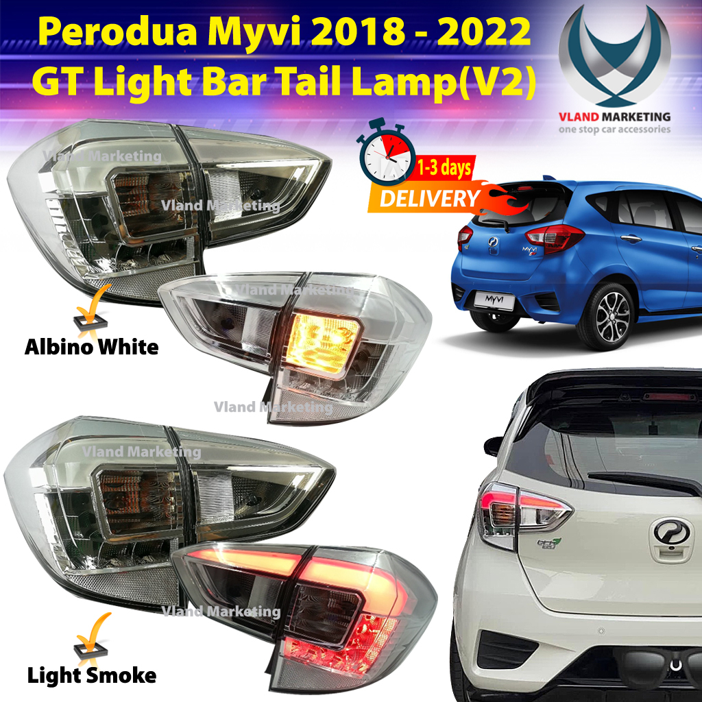 Perodua Myvi 2018 2019 2020 2021 2022 GT Light Bar Tail Lamp - albino ...