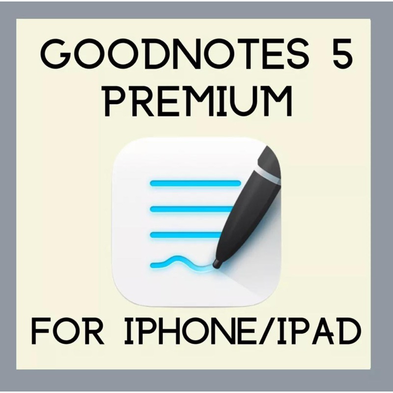 [IOS] Goodnotes 5 Premium Unlimited Notebook Productivity Apps IOS ...