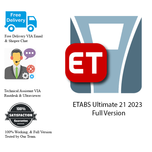 ETABS Ultimate 21 2023 Full Version | Shopee Malaysia