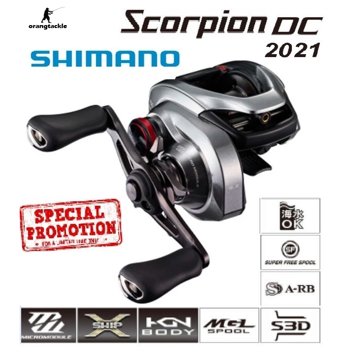Scorpion DC 2021 Shimano 🔥 NEW 🔥 | Shopee Malaysia