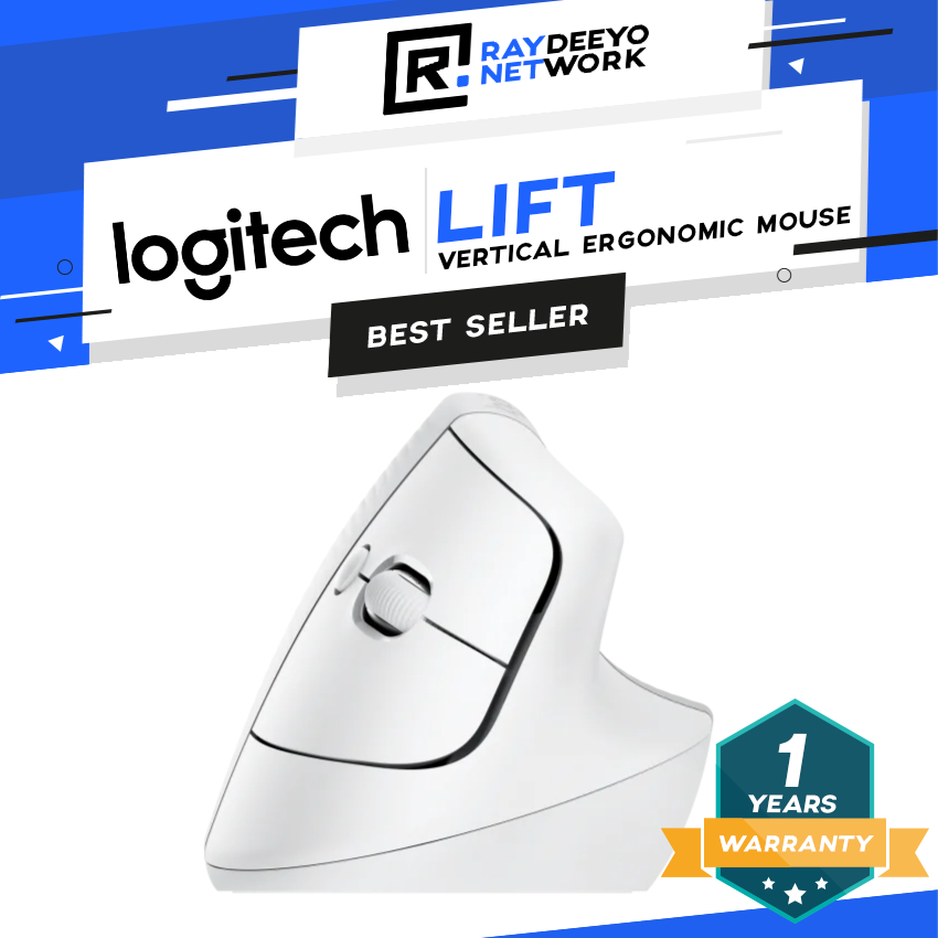 Logitech Lift Wireless Vertical Ergonomic Mouse [Bluetooth/Logi Bolt ...