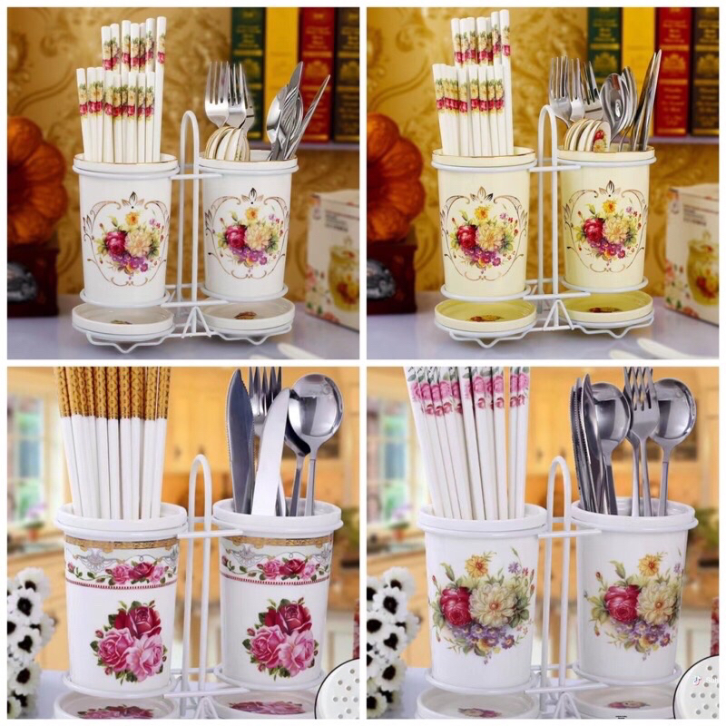 🔥READY STOK🔥Multipurpose Utensil Holder with Stand, Chopstick/Spoon ...