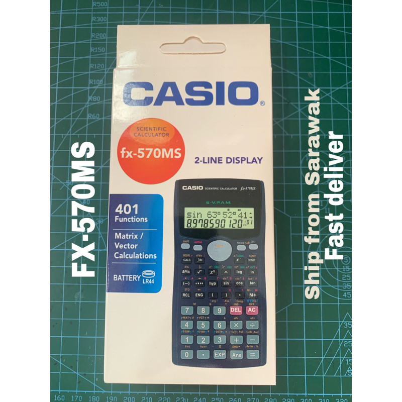 Casio Fx-570MX 2 line Display Scientific Calculation | Shopee Malaysia