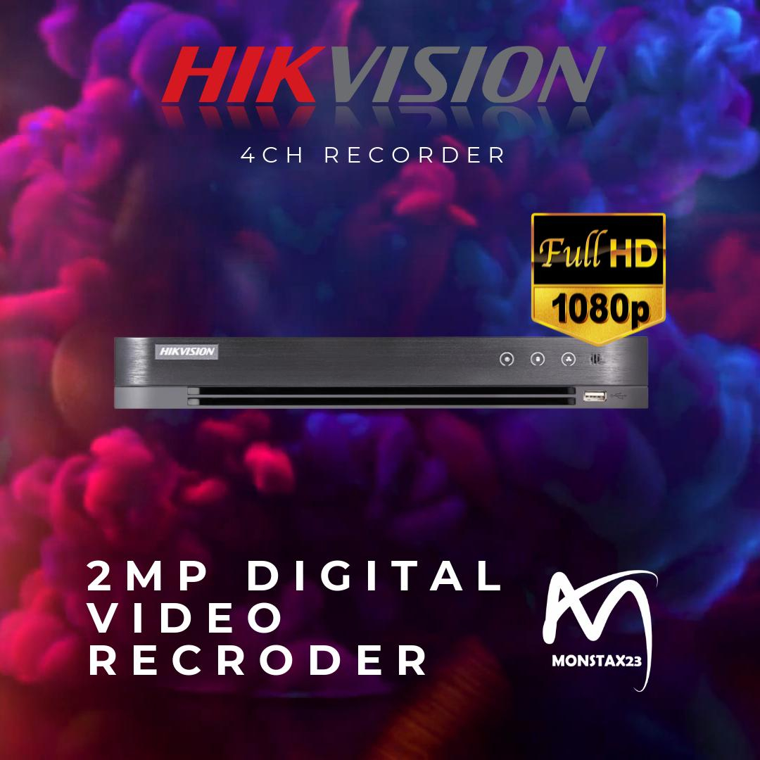 HIKVISION CCTV DVR 2MP-4MP Digital Video Recorder/Decorder + Hardisk DS ...