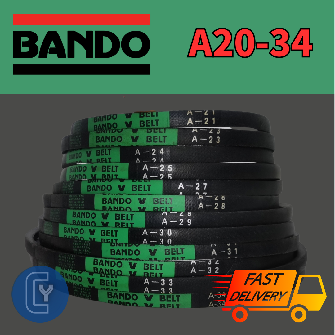 BANDO V Belt A20 A21 A22 A23 A24 A25 A26 A27 A28 A29 A30 A31 A32 A33 A34 Bando V Belt Timing ...