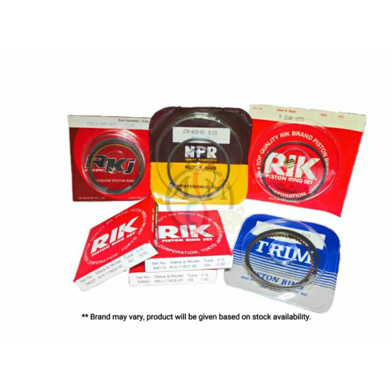 Piston Ring Set YAMAHA SRE SRV SRX SRL 110 SRL115 FI EGO S NOUVO S EGO ...